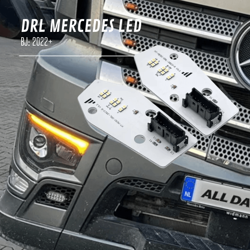 Mercedes Arocs DRL unit ORANGE - All Day Led - Bj 2022+