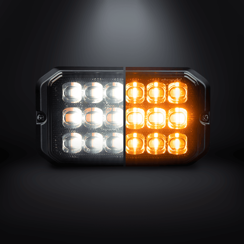 Strands 18 LED strobe dual color - Dark Knight - All Day Led - 12&24V